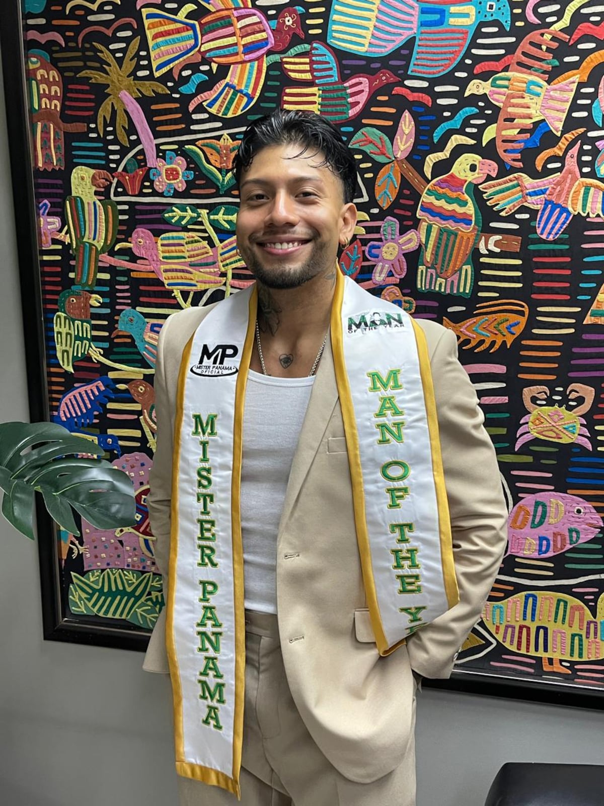 EXCLUSIVA. Ariel Escobar llevará la bandera panameña hasta Indonesia en el ‘Man of the Year 2025′